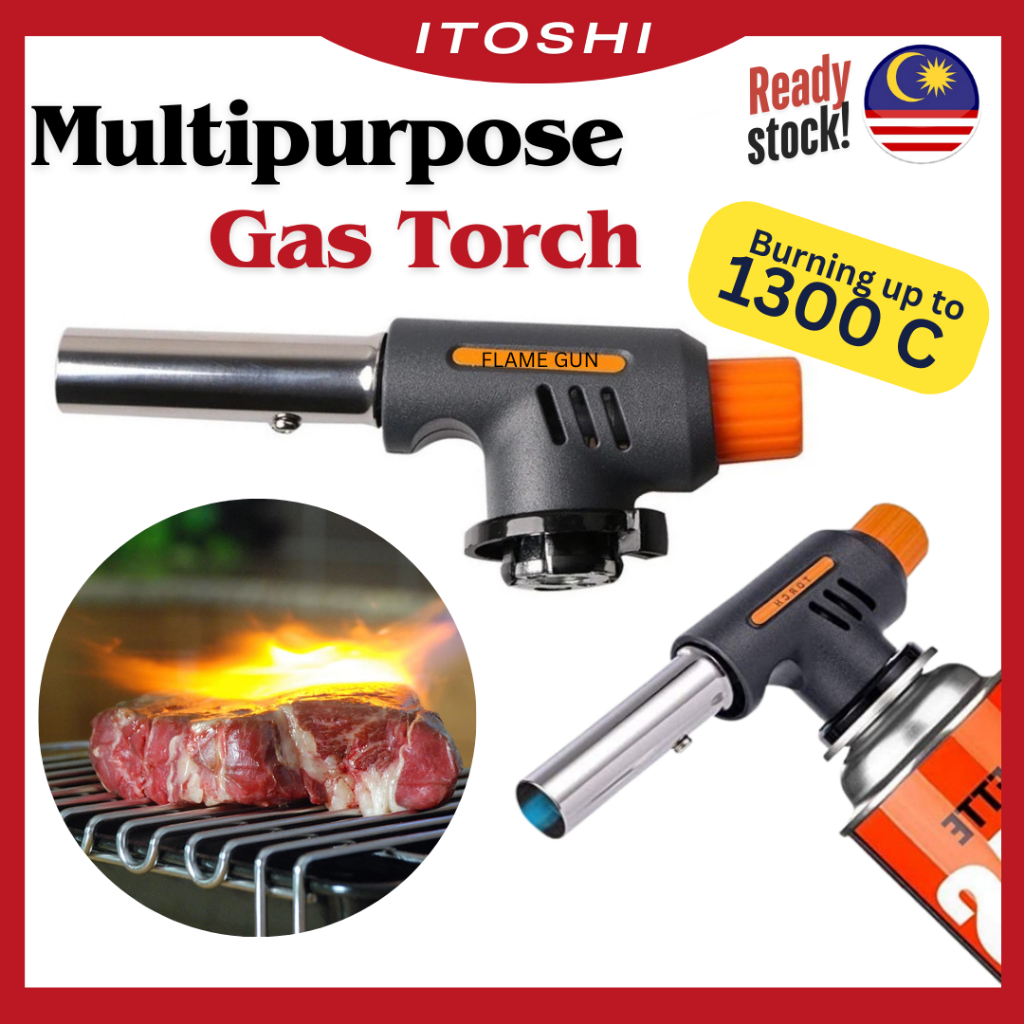 ITOSHI Camping Gas Torch Gas Burner Multipurpose Welding Cooking Gas ...
