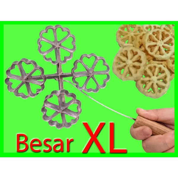 Acuan Kuih Loyang Acuan Kuih Rose Goyang Flower Cookie Loyang Goyang ...