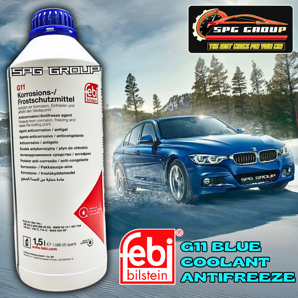 100% ORIGINAL FEBI COOLANT ANTIFREEZE G11 BLUE 1.5LITER MADE IN GERMANY ...