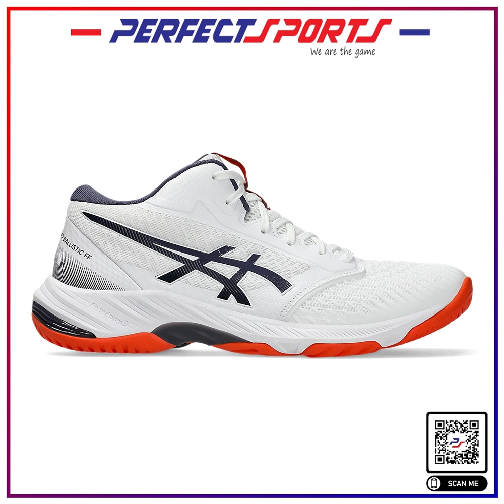 ASICS NETBURNER BALLISTIC FF MT 3 MEN'S COURT SHOES White/Indigo Fog | Shopee Malaysia