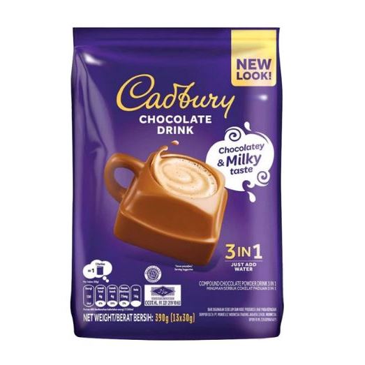 Cadbury Hot Chocolate 3-In-1 (390g) | Shopee Malaysia