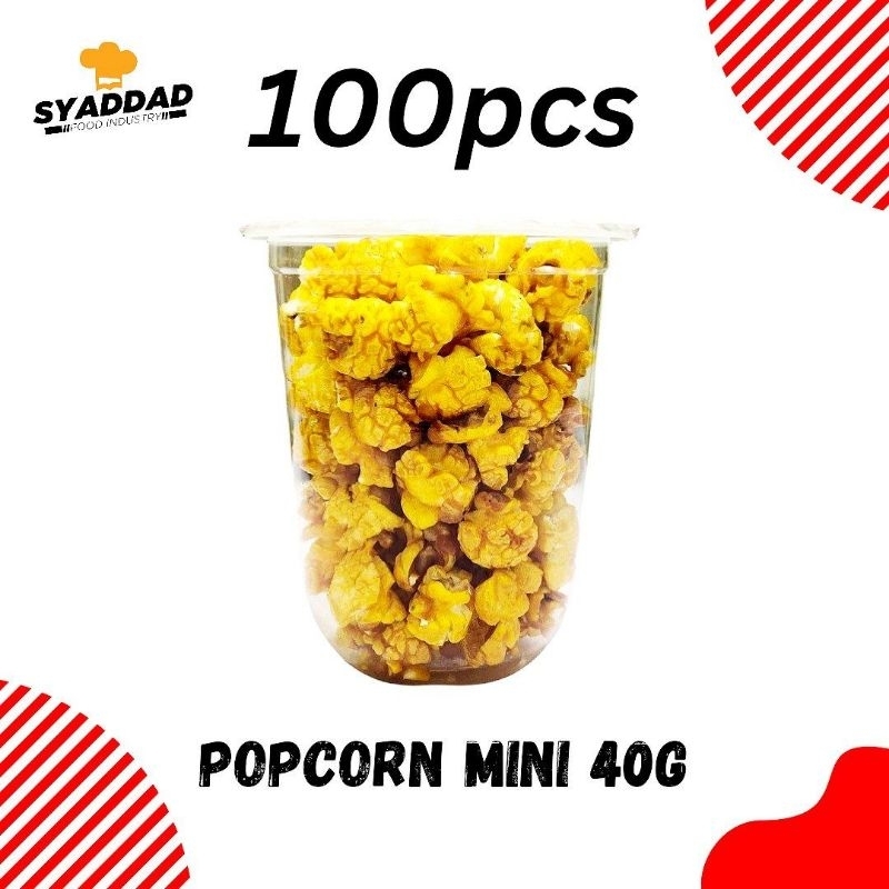 Syaddad Popcorn Caramel Cup 100pcs | Shopee Malaysia