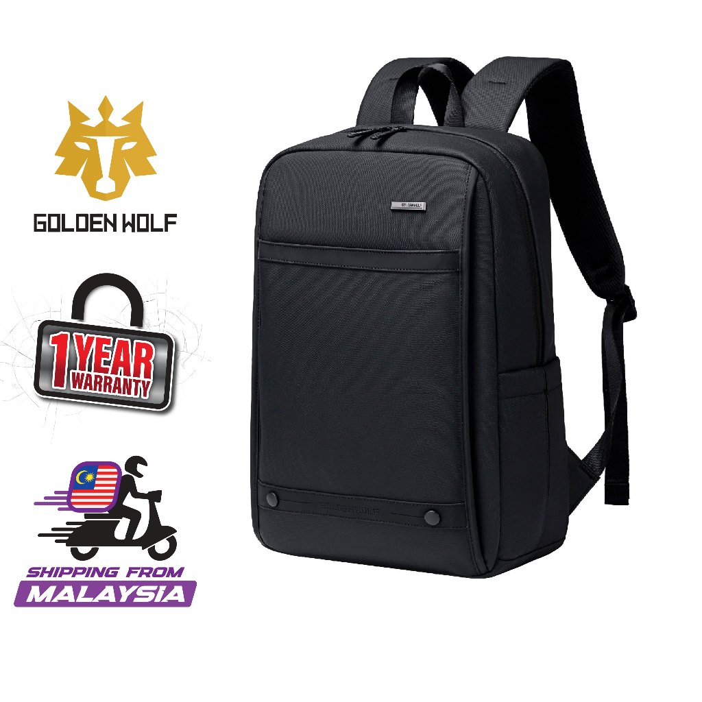 Golden Wolf Stormhawkz Ultra Light Travel Multicompartment Business Student Laptop Backpack (15. ...