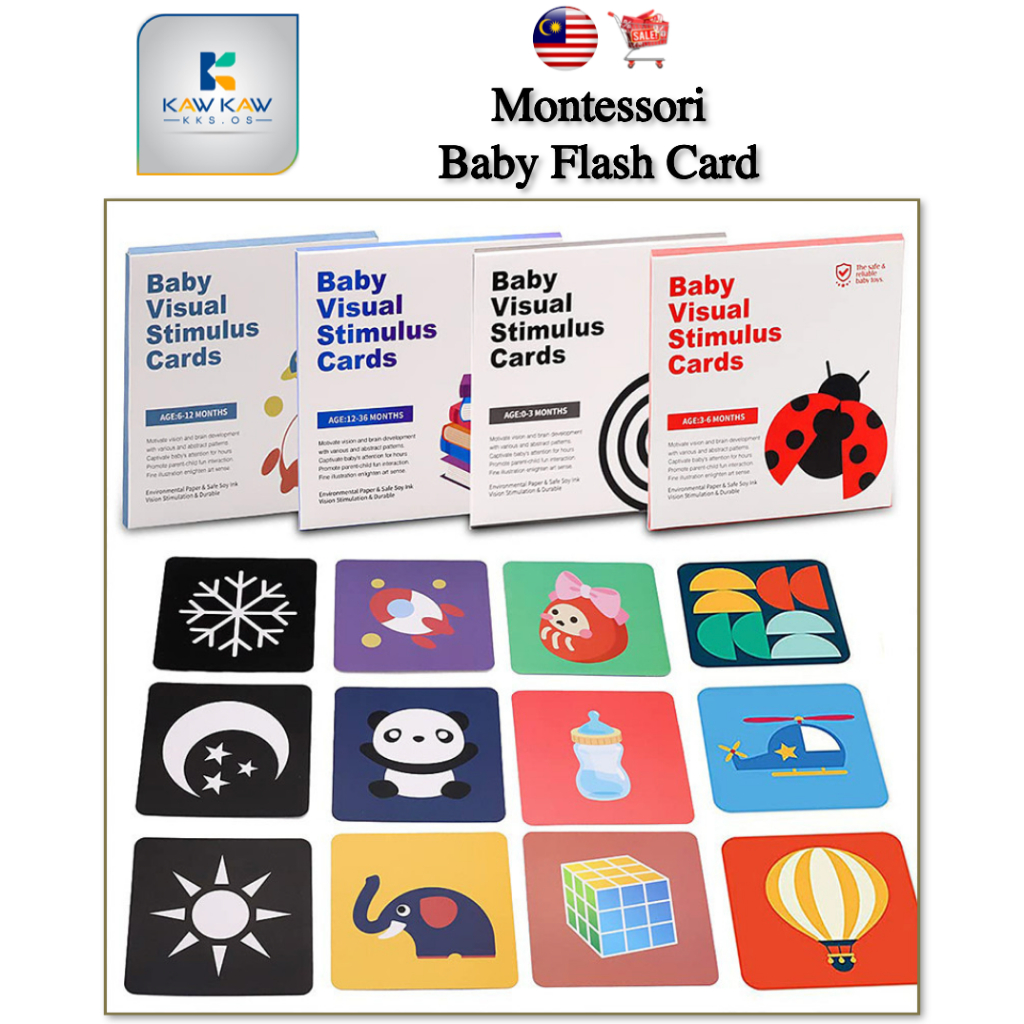 𝐊𝐊𝐒 𝐌𝐨𝐧𝐭𝐞𝐬𝐬𝐨𝐫𝐢 𝐁𝐚𝐛𝐲 𝐅𝐥𝐚𝐬𝐡 𝐂𝐚𝐫𝐝 🚚 0 - 36 Months Dual Sided Infants Kids ...