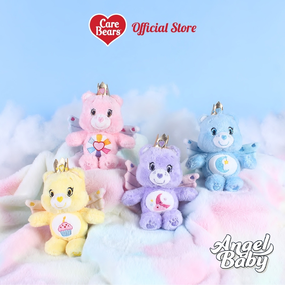 Care Bears ™ Official Angel Collection Mini Plush Keychain (15CM ...