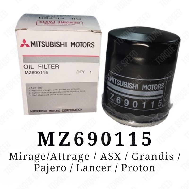 Mitsubishi Engine Oil Filter MZ690115 Mirage Attrage ASX Grandis Pajero ...