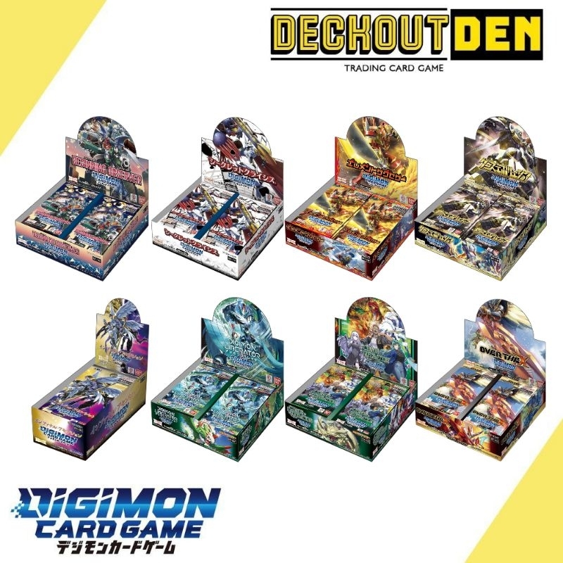 Digimon TCG Booster Box ( BT16 / BT17 / BT18 / BT19 / EX06 / EX07 ...