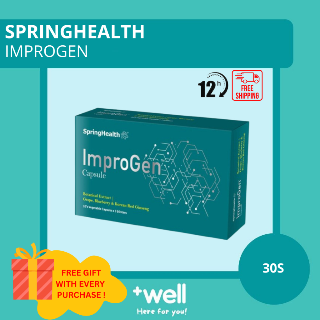 SpringHealth ImproGen® Vegetable Capsules (30'S) | Shopee Malaysia