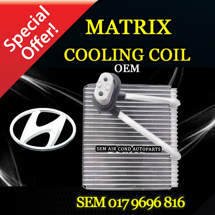HYUNDAI MATRIX OEM NEW COOLING COIL/ EVAPORATOR (CAR AIRCOND SYSTEM ...