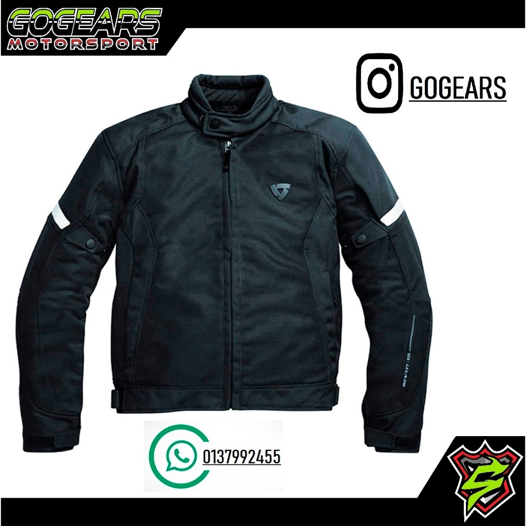 REVIT AIRWAVE Mesh Touring Adventure Riding Biker Waterproof Jacket ...