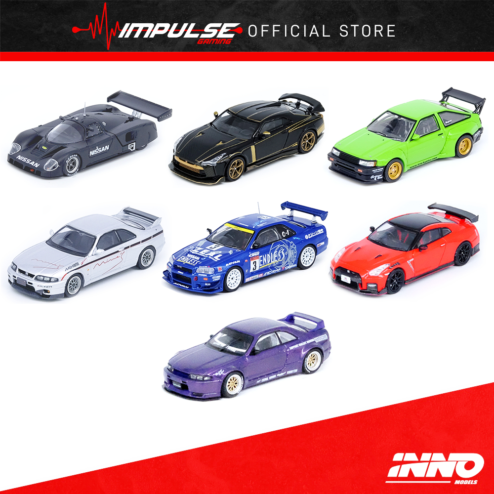 Inno64 1:64 Nissan R89C / AE86 Levin Rocket / GTR R33 Rocket / GTR50 ...