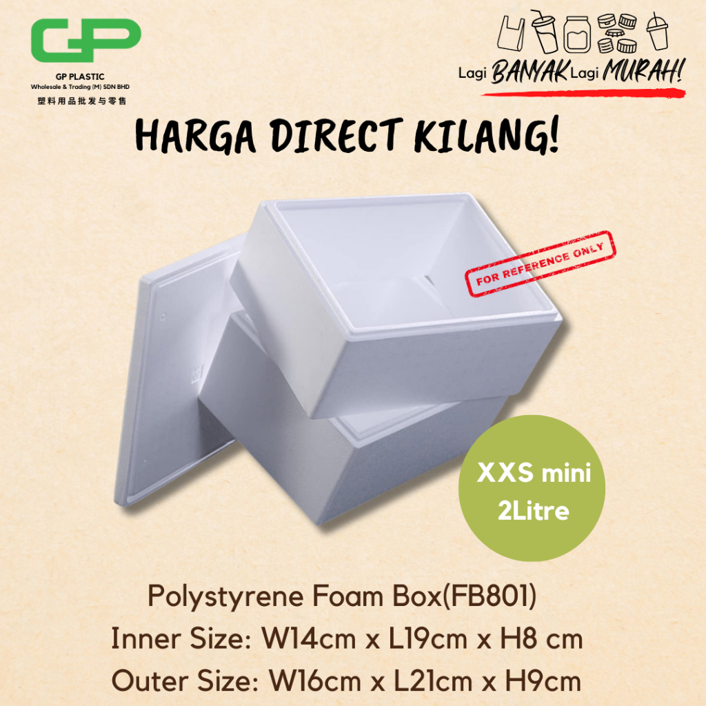 【𝓡𝓮𝓪𝓭𝔂 𝓢𝓽𝓸𝓬𝓴】泡沫箱FB801 Polystyrene Foam Box / Polyfoam Box / Fish Box ...