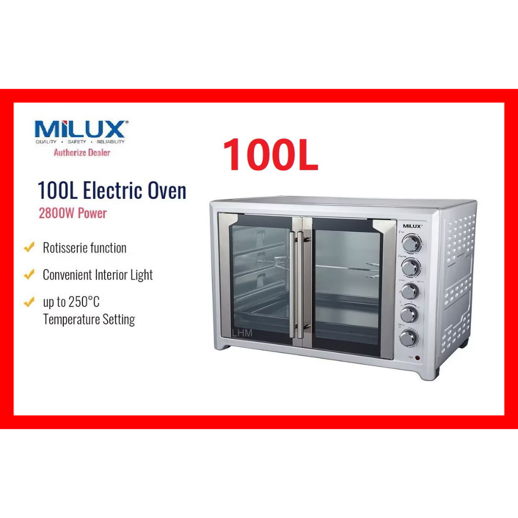 MILUX / MISTRAL / KHIND / CHELSTAR ELECTRIC OVEN KETUHAR 100L 120L ...