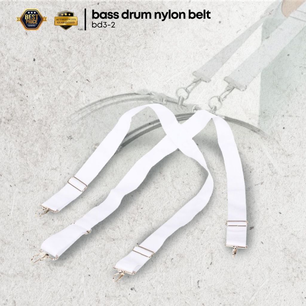 Adjustable Parade Marching Bass Drum Shoulder Strap Sling Nylon Belt ...
