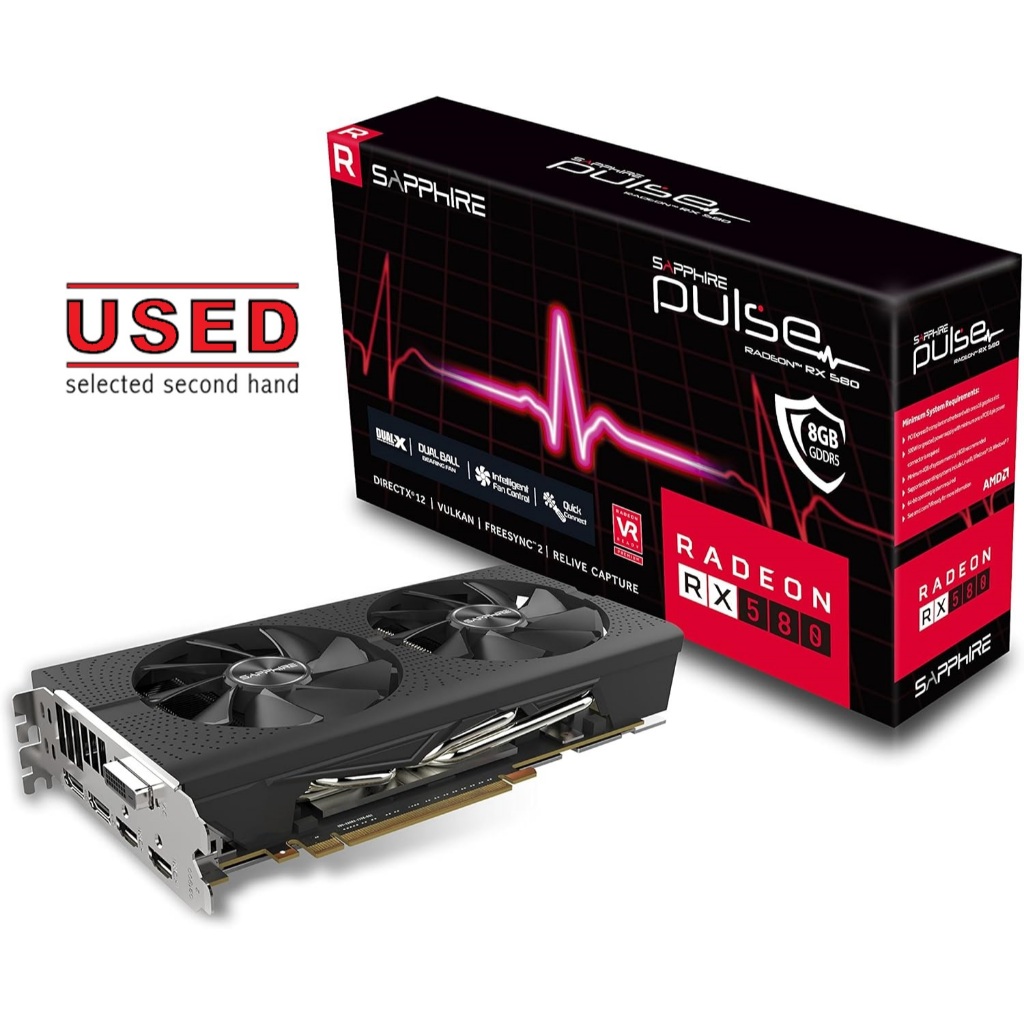 Sapphire RX 570 4GB | RX580 8GB GDDR5 PCIe Graphics Card (Nitro+ ...