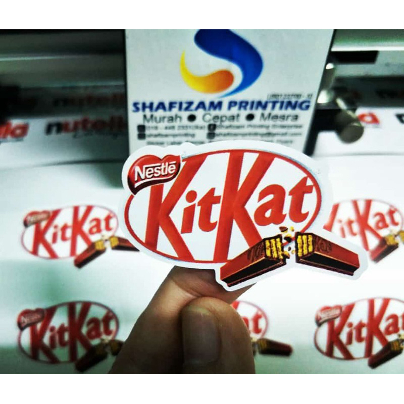 sticker Label kit kat 5CM | Shopee Malaysia