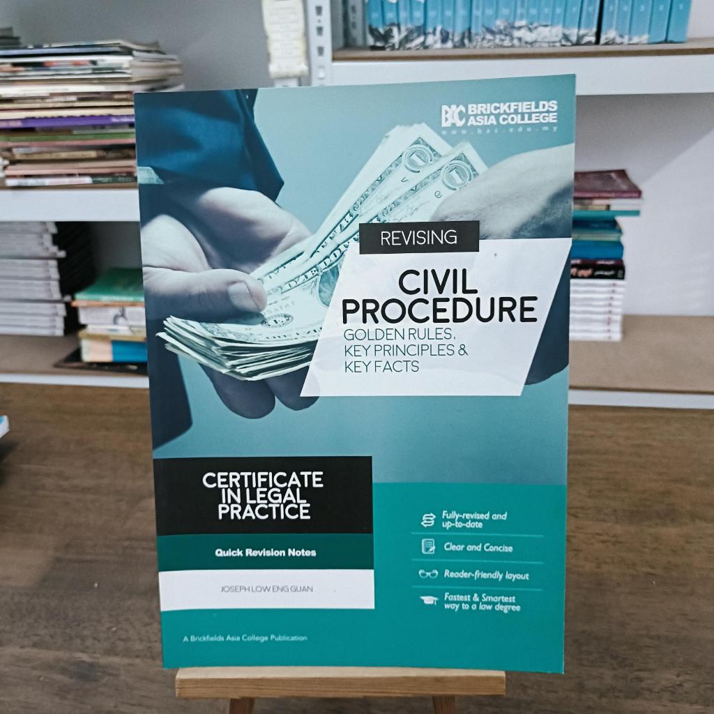 Revising Civil Procedure. Golden Rules, Key Principles & Key Facts ...