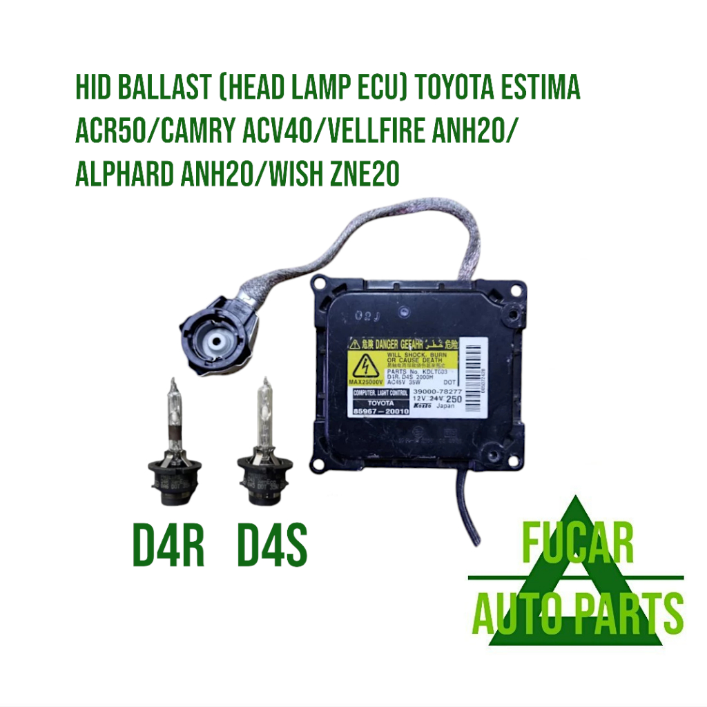 USED HID BALLAST (HEAD LAMP ECU) TOYOTA ESTIMA ACR50/CAMRY ACV40/VELLFIRE ANH20/ALPHARD ANH20 ...