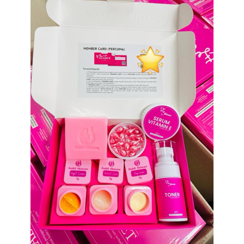 Esabil SKINCARE NEW EDITION 6IN1 ( TRIAL SET 6IN1 BARU!! ) | Shopee ...