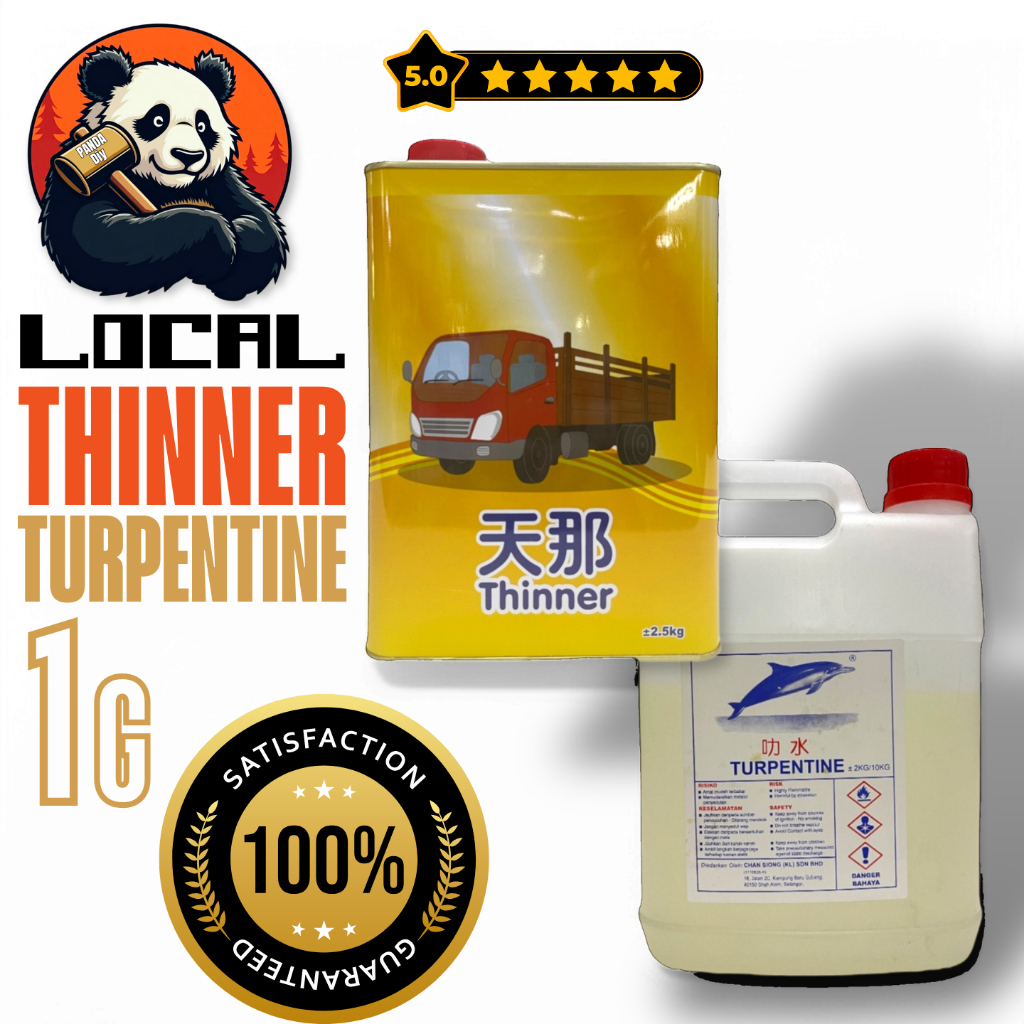🐼 𝐋𝐎𝐂𝐀𝐋 【QUALITY】Lorry Brand Thinner 2.5KG Paint Remover / Turpentine ...