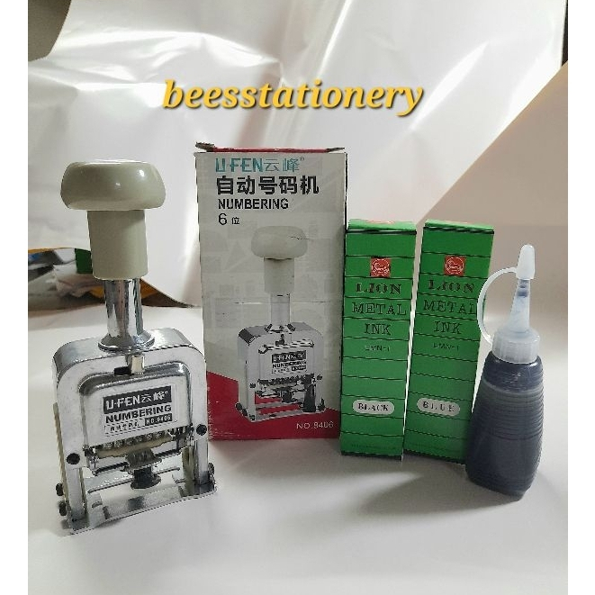 9406 U Fen Auto Chop Numbering machine (6 digit) | Shopee Malaysia