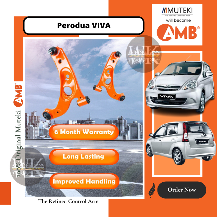 Muteki Front Lower Arm Perodua Viva / Viva Elite Heavy Duty Front Lower ...
