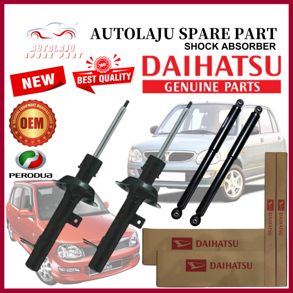 PERODUA KELISA FRONT & REAR SHOCK ABSORBER ASSY HIGH QUALITY DAIHATSU ...