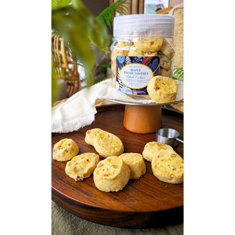 Biskut Raya Talhah Cookies Maple Pecan Sandies | Shopee Malaysia