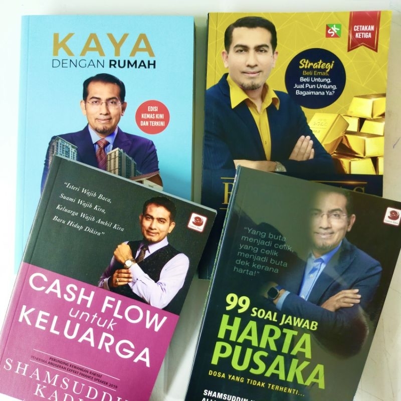 PSBL - SET 4 BUKU SHAMSUDDIN KADIR: BELI EMAS, KAYA DENGAN RUMAH, 99 SOAL JAWAB HARTA PUSAKA ...