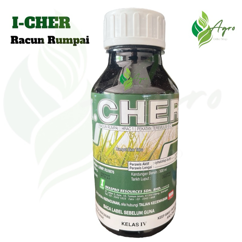 500ML ICHER RACUN RUMPUT IMASPRO/i cher/rumput bunga tebu/rumput miang ...