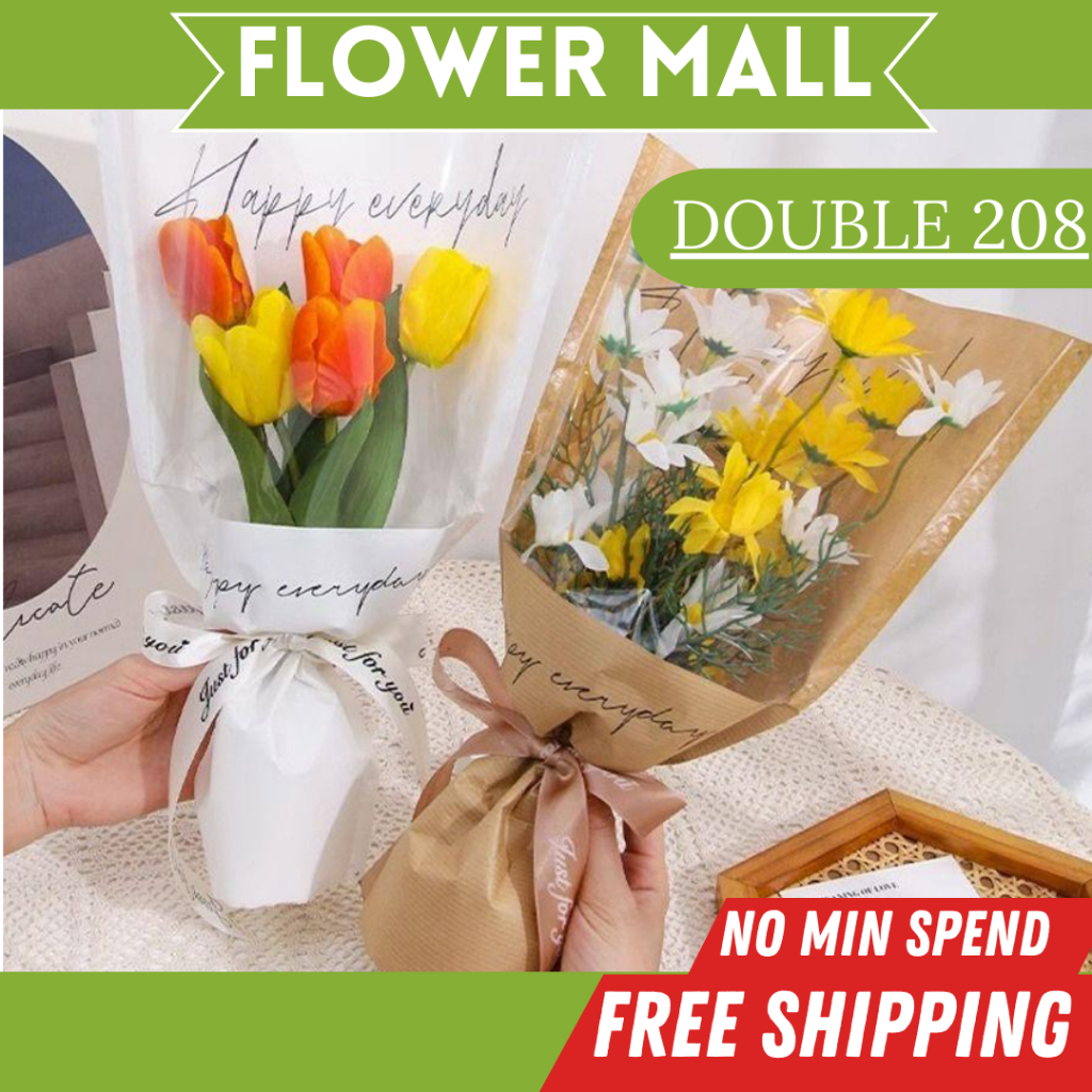 (20PCS) DOUBLE 208 Flower Wrapping Paper Bouquet Gift Florist Wrap ...