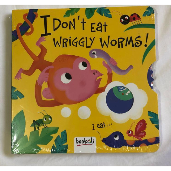 Comedy Cogs: I Don't Eat Wriggly Worms boardbook children english ...