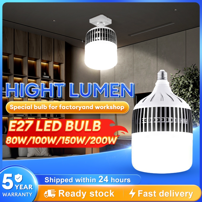 200w/150w/100w/50w High Quality Led Bulb E27 Mentol Lampu Downlight Table Lamp Lampu Meja Gate ...
