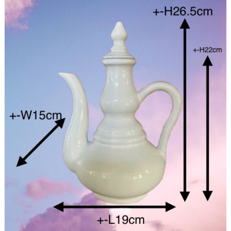 Ice cracking glaze Ceramic/ Kaca / Seramik Traditional Teko Labu Hiasan ...