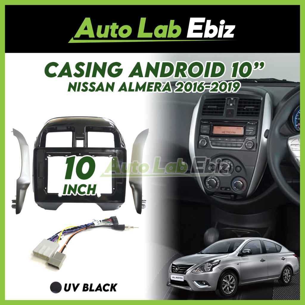 Nissan Almera 2016 2017 2018 2019 Android Player Casing 10" inch with ...