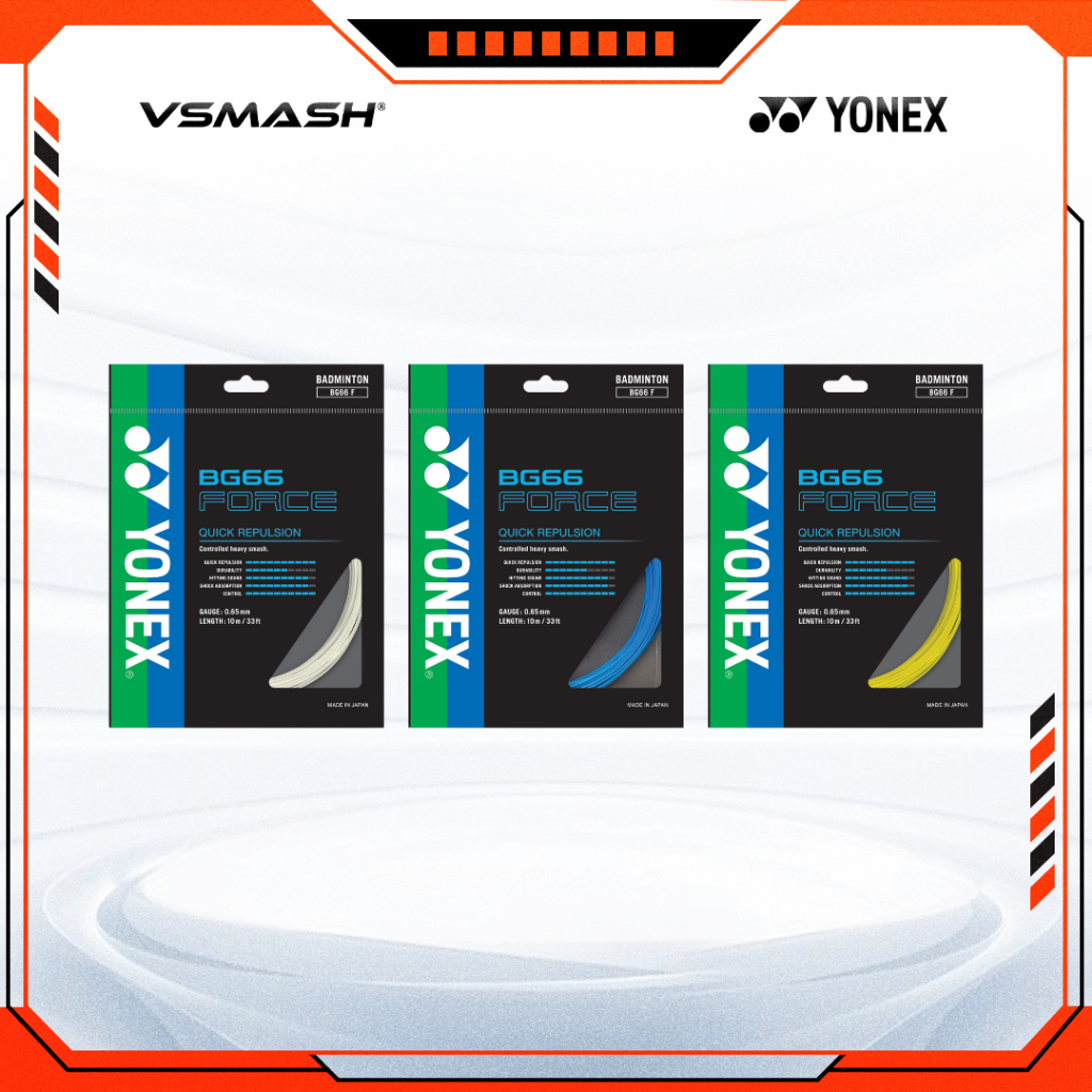 Tali Badminton Yonex BG66 Force | Yonex Badminton String BG66 Force ...
