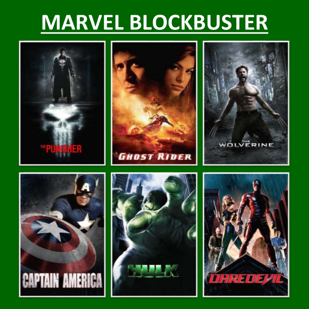MARVEL COMIC MOVIE COLLECTION | PENDRIVE MOVIE | KOLEKSI VIDEO KANAK ...