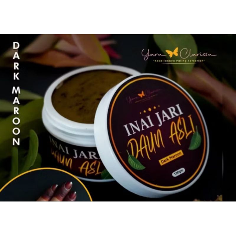 READY STOCK 💯 inai Daun Asli Yara Clarissa 100gm - | Shopee Malaysia