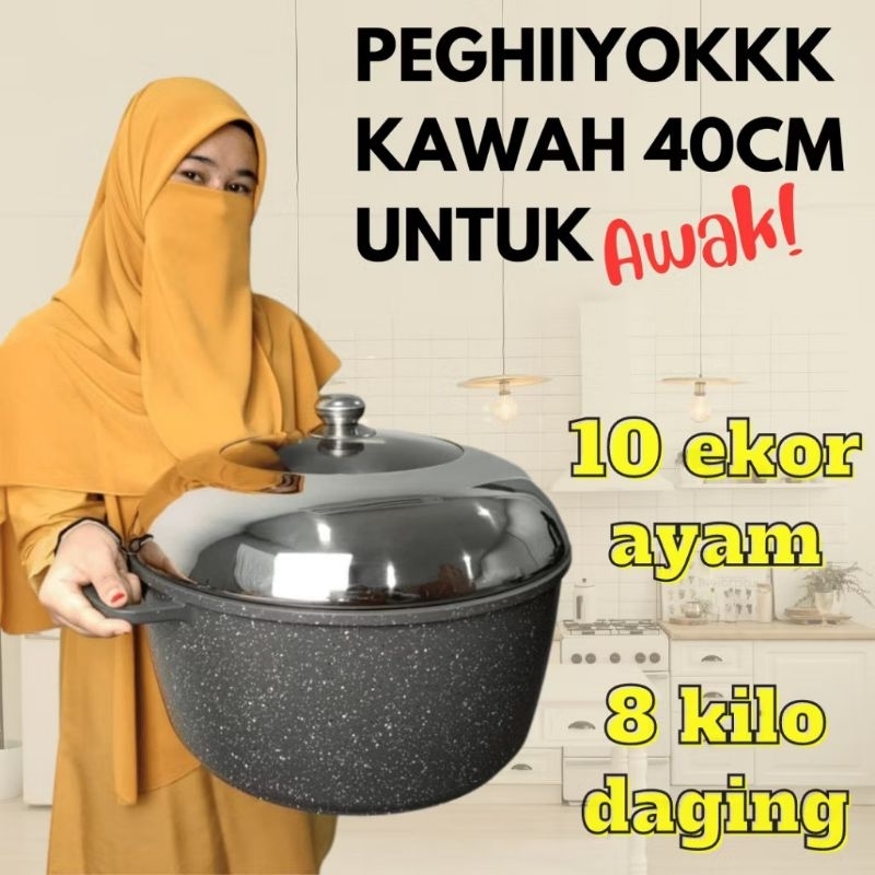 PERIUK RENDANG PERSURI BESAR KAWAH BERSAIZ 40CM | Shopee Malaysia