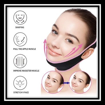 Facial Thin Mask Face V Shape Face Lift Up Belt Face-Lift Slimming ...