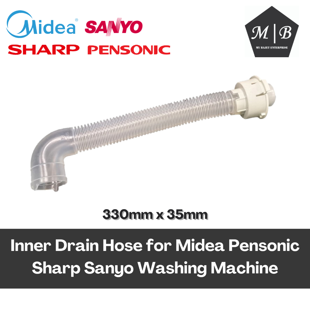 {1 HOSE} MIDEA/SANYO/SHARP/PENSONIC WASHING MACHINE INNER HOSE ASW ...