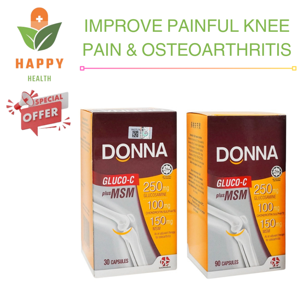 Donna Gluco-C Plus MSM Capsules ( 30'S | 90'S ) | Shopee Malaysia