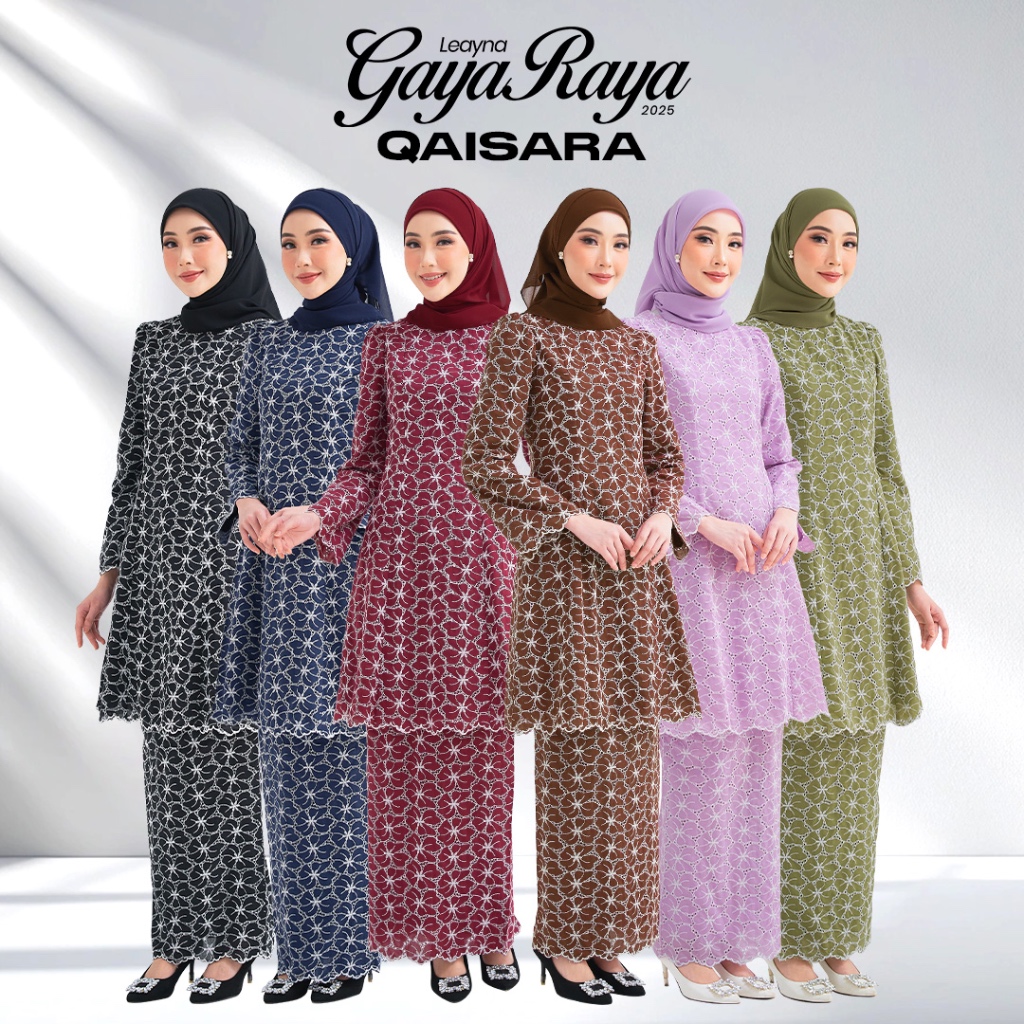 LEAYNA.CO QAISARA Kurung | Shopee Malaysia