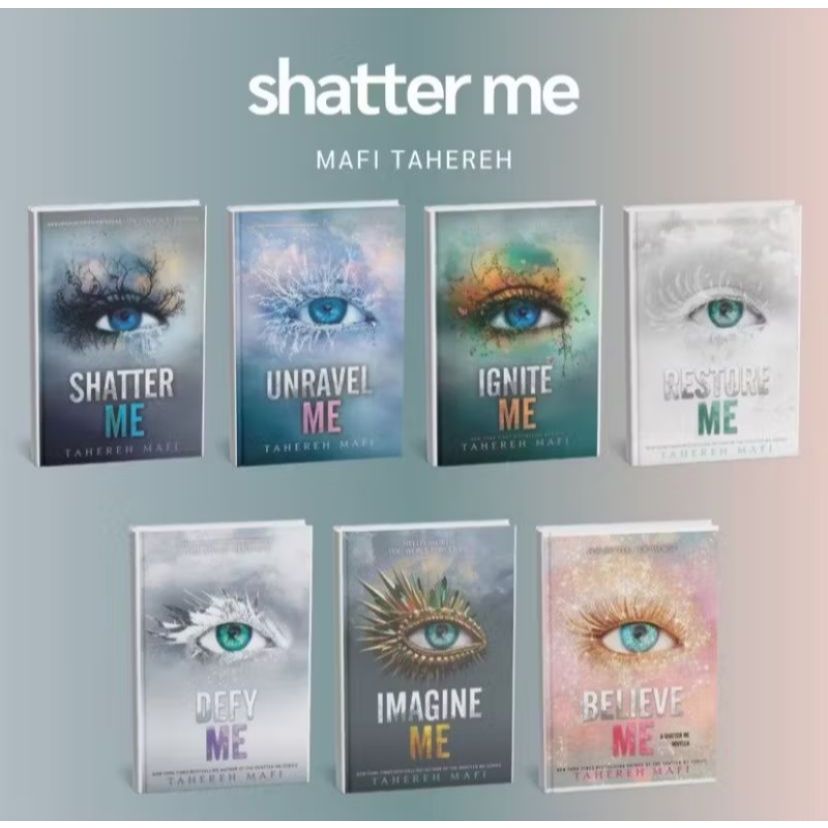 SET shatter me series by tahereh mafi unravel me ignite me restore me ...