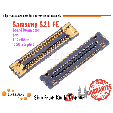 [Cellnet] Samsung sam S21 Fe Board Connector For LCD Ribbon 20 x 2 pin ...