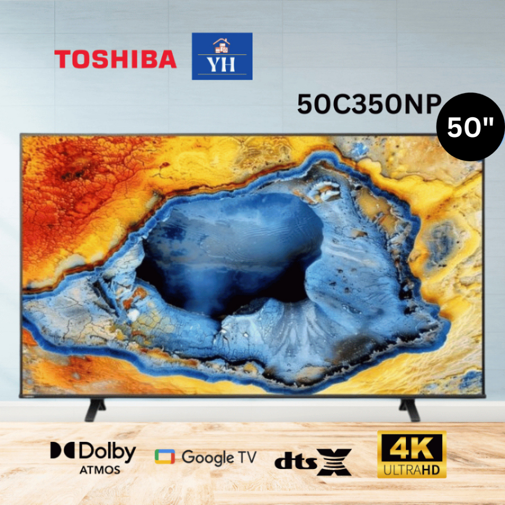 TOSHIBA 50" Ultra HD 4K GOOGLE TV 50C350NP | Shopee Malaysia