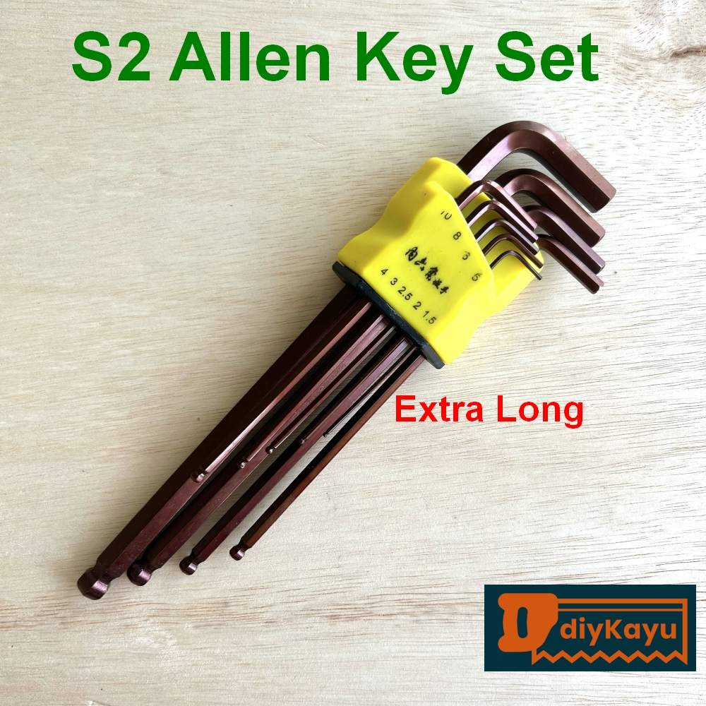 Allen Key Set Wrench Ball Point Flat Head Hex S2 Allenkey Screwdriver ...