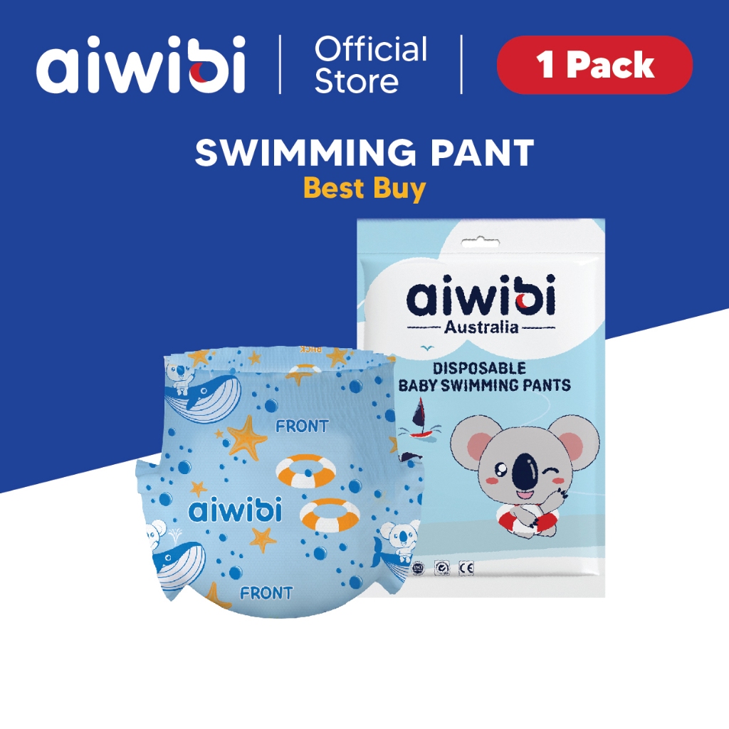 Aiwibi Baby Swimming Diapers Pants (1Pack) | Shopee Malaysia