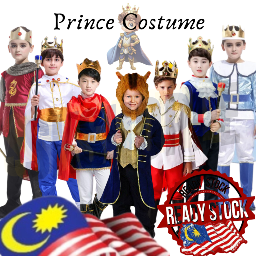 Prince Charming Costume Medieval Royal Prince King Outfit Costumes for ...