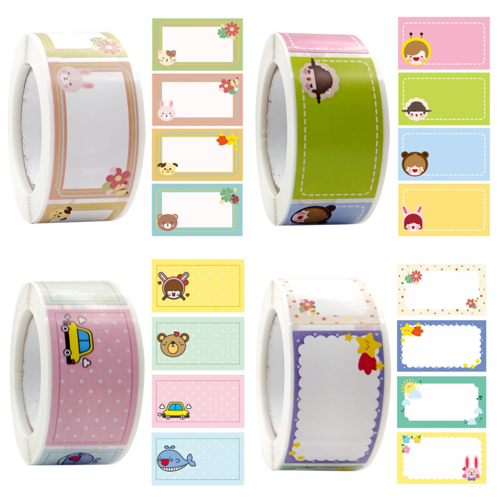 UMI 250pcs/Roll Cartoon Animal Kids kindergarten School Student Box ...